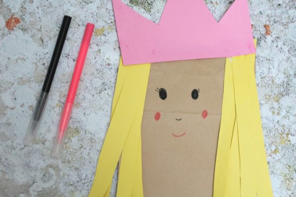 Paper Bag Princess Craft for Kids - Crafts on Sea