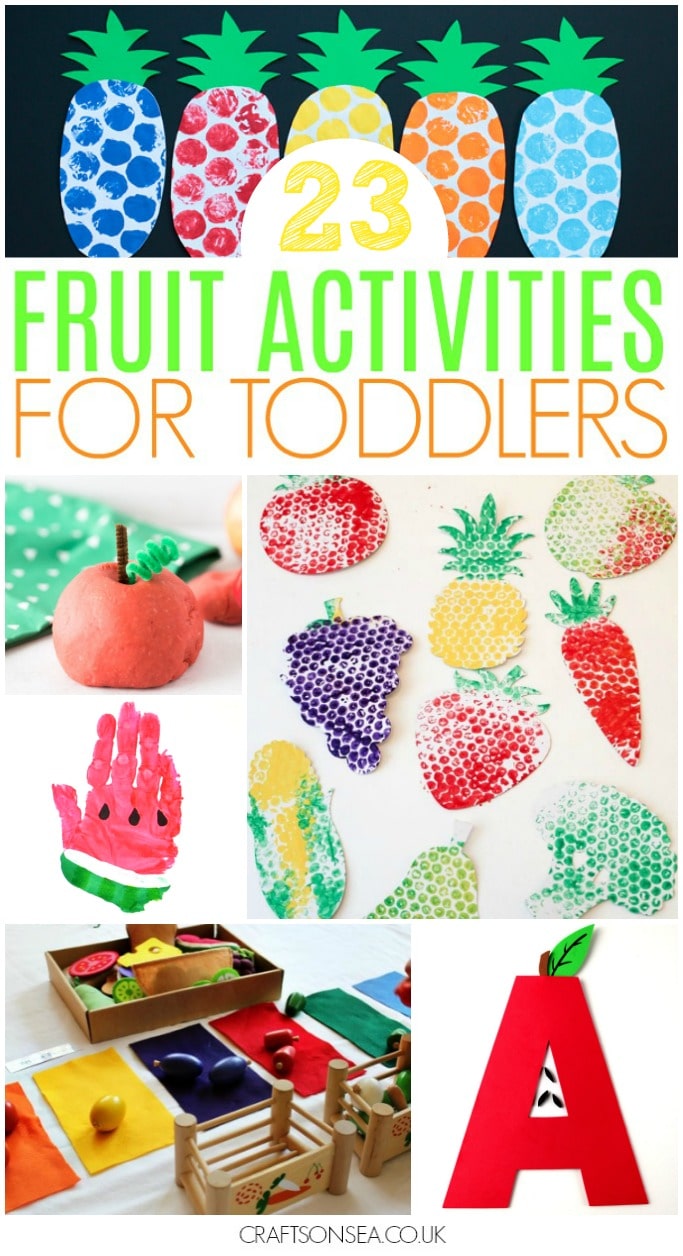 23 Fun Fruit Activities For Toddlers Crafts On Sea