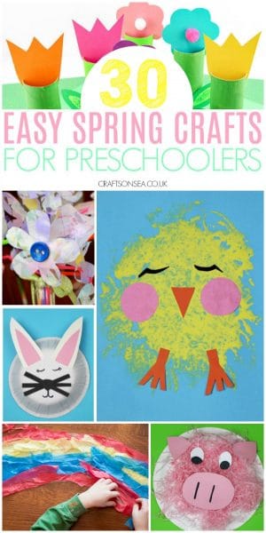 30 Easy and Fun Spring Crafts for Preschoolers - Crafts on Sea