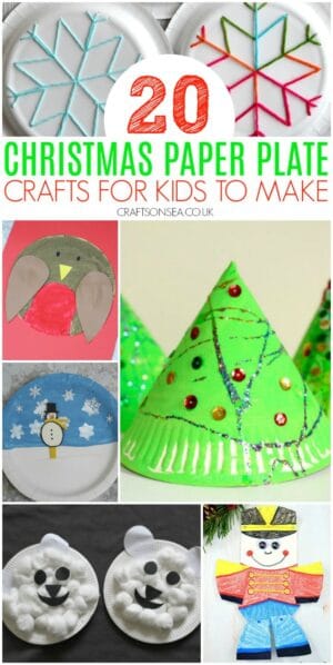 20 Easy Christmas Paper Plate Crafts For Kids - Crafts on Sea