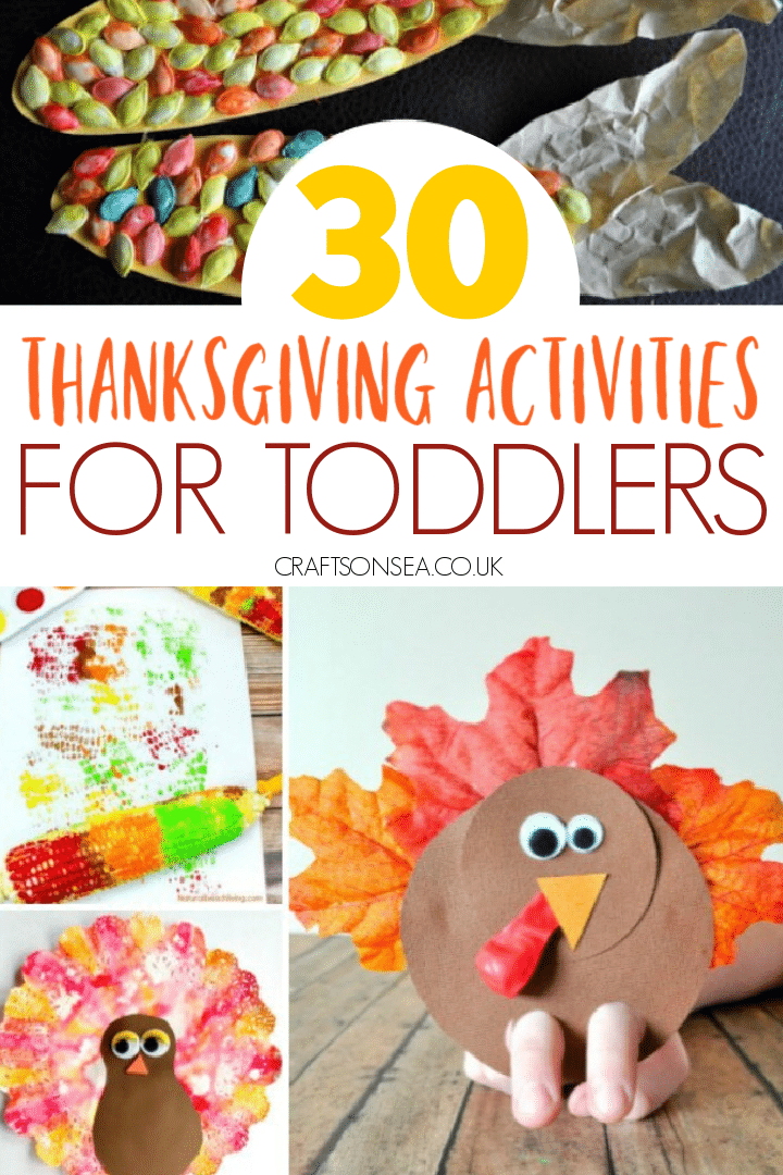 30 Easy And Fun Thanksgiving Activities For Toddlers Crafts On Sea