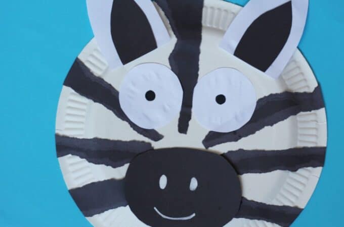 Paper Plate Zebra Craft - Crafts on Sea