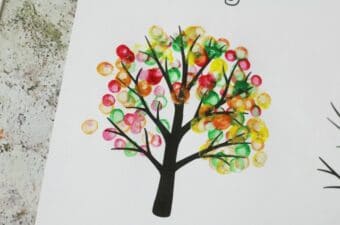 Four Seasons Tree Craft (FREE Template) - Crafts on Sea