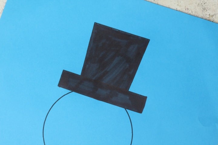 Snowman Q-Tip Painting Craft (Uses FREE Template) - Crafts on Sea