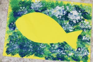 Easy Resist Fish Art For Kids - Crafts on Sea