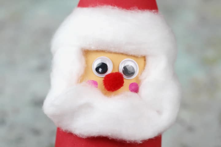 Toilet Paper Roll Santa Craft - Crafts on Sea