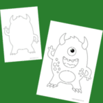 Free Printable Monster Game (FREE Don't Eat Pete PDF) - Crafts on Sea