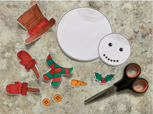 Printable Snowman Craft (FREE Template) - Crafts on Sea