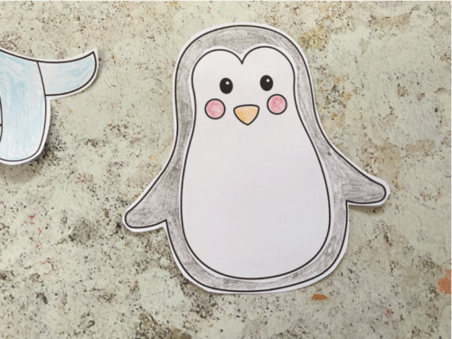 Build a Penguin Template: FREE Cut and Paste Craft - Crafts on Sea