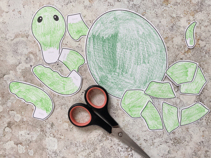 Build A Turtle Craft (FREE Printable) - Crafts on Sea
