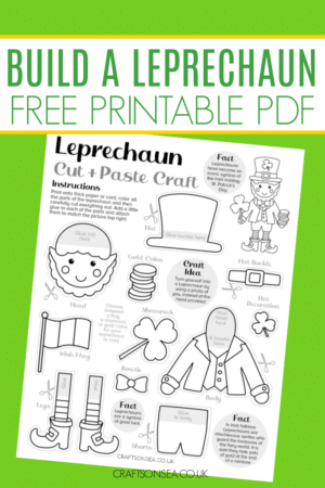 Build A Leprechaun Template (FREE Printable) - Crafts on Sea