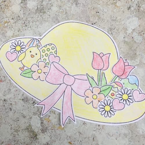 Printable Easter Hat Template (Easter Bonnet Craft: Free PDF) - Crafts ...