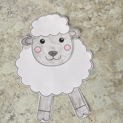 Build A Lamb Craft (FREE Printable) - Crafts on Sea