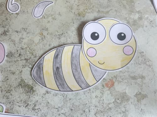 Build a Bee Craft (FREE Cut and Paste Printable) - Crafts on Sea