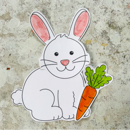 Free Printable Build a Bunny Craft (Cut and Paste PDF Template ...