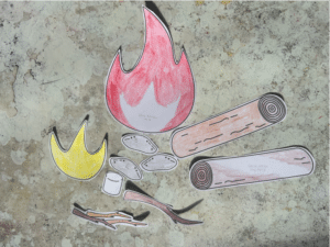 Build A Campfire Craft Printable (FREE PDF) - Crafts on Sea