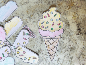 Build Your Own Ice Cream Craft Printable (FREE PDF) - Crafts on Sea