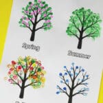 Four Seasons 3D Tree Craft (FREE Printable) - Crafts on Sea