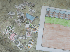 Vegetable Garden Craft Printable (Cut and Paste Activity for Kids ...