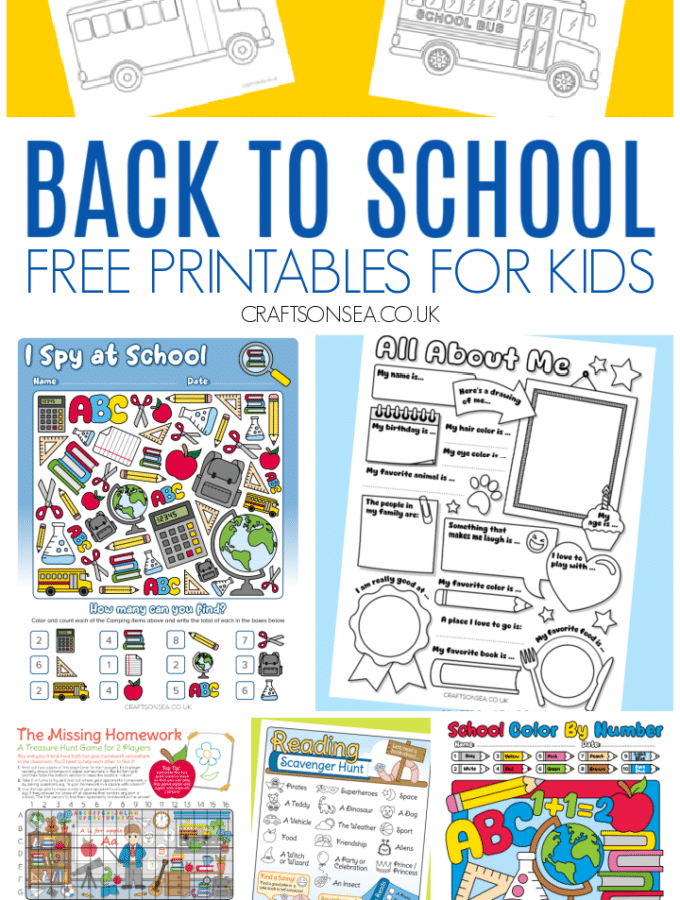 Nature I Spy Worksheet (FREE Printable) - Crafts on Sea