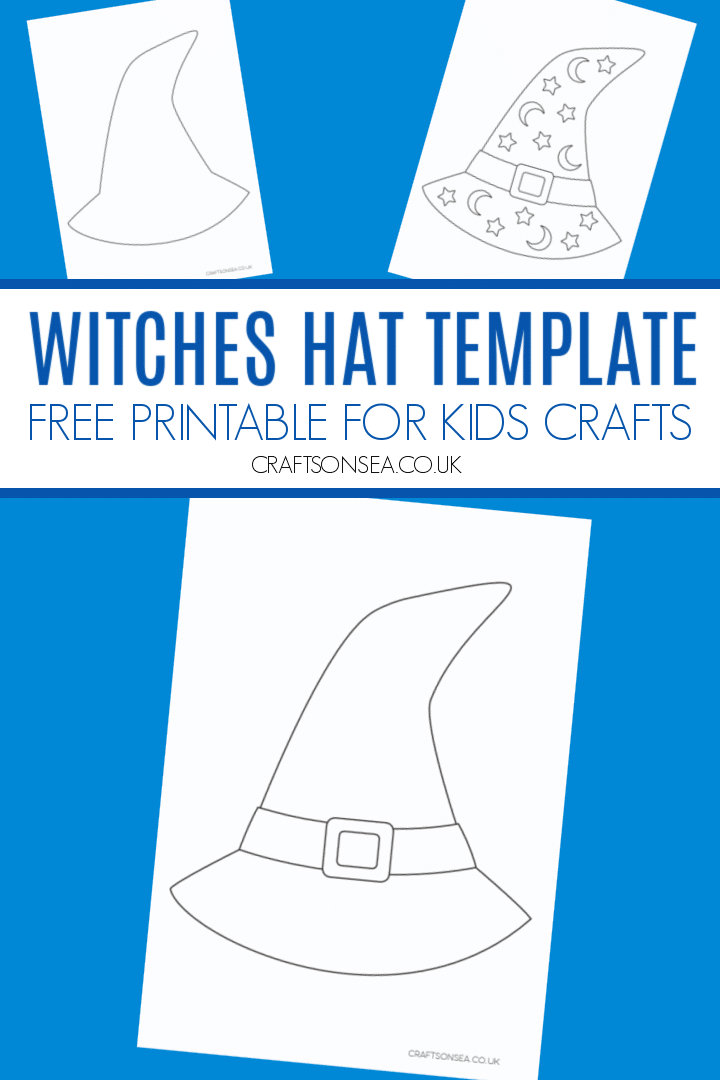 Witches Hat Template (FREE Printable) - Crafts on Sea