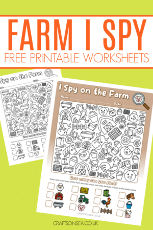 Farm I Spy (FREE Printable Activity) - Crafts on Sea