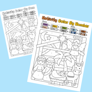 Free Nativity I Spy Printable For Kids - Crafts on Sea