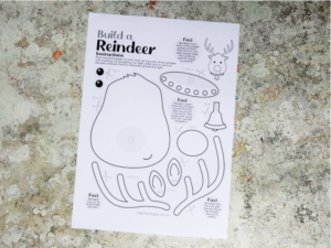 Reindeer Printable Craft: FREE Cut and Paste Activity - Crafts on Sea
