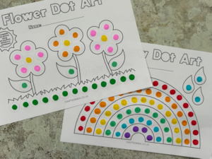 Spring Dot Marker Printables (FREE PDF) - Crafts on Sea