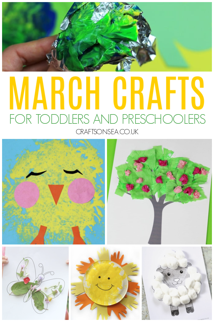 March Crafts for Toddlers and Preschoolers - Crafts on Sea