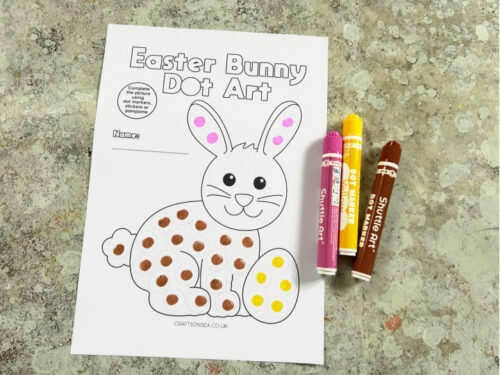 Free Easter Dot Marker Printables (Egg, Bunny, Basket and Chick PDF ...
