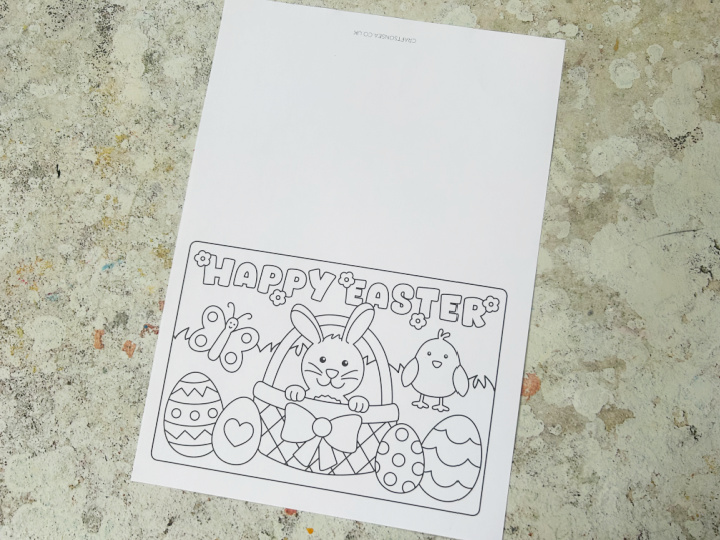 Free Printable Easter Cards to Color (Easy DIY Easter Cards for Kids ...