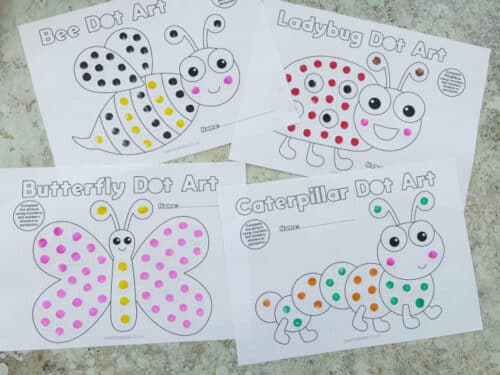 Insect Dot Marker Printables (Free PDF for Kids) - Crafts on Sea