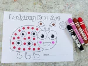 Insect Dot Marker Printables (Free PDF for Kids) - Crafts on Sea
